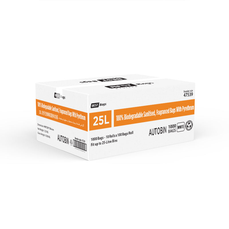 Best Hygiene 25L White Biodegradable Fragranced Sanitary Bags – Uniqleen
