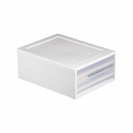 White Twin Horizontal Stackable Drawer – Uniqleen