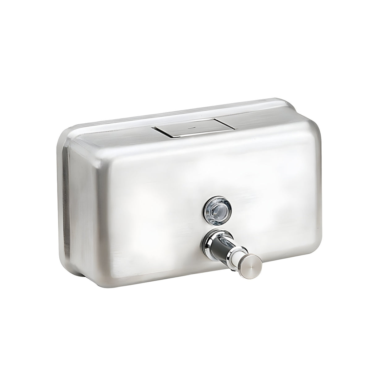 Stainless Steel Horizontal Soap Dispenser, Metal Pump, 1200mL – Uniqleen