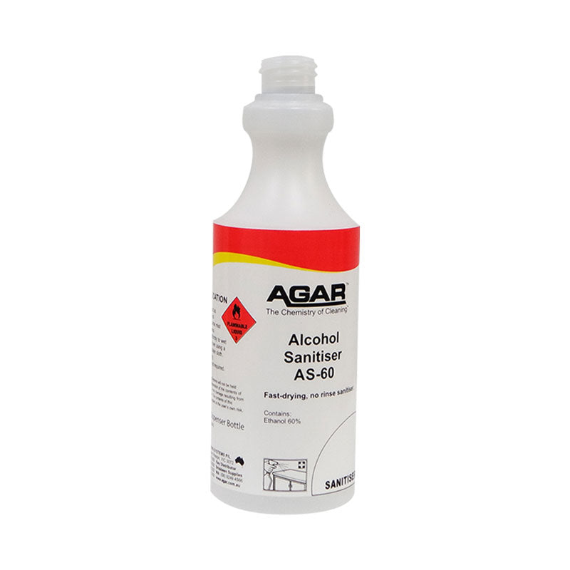 Agar Alcohol Sanitiser AS-60 Spray Bottle 500mL – Uniqleen