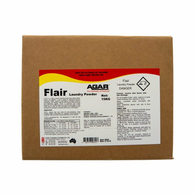Agar Flair Laundry Powder, 15Kg – Uniqleen
