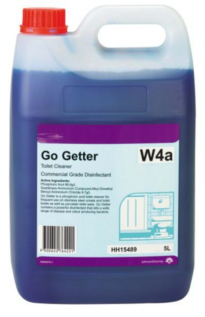 Diversey Go Getter Commercial Grade Disinfectant, Toilet Cleaner, 5L ...