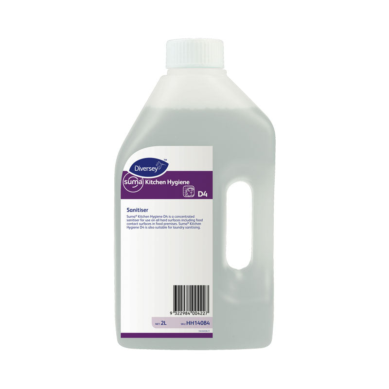 Diversey 4D Suma Kitchen Hygiene Sanitiser 2L – Uniqleen
