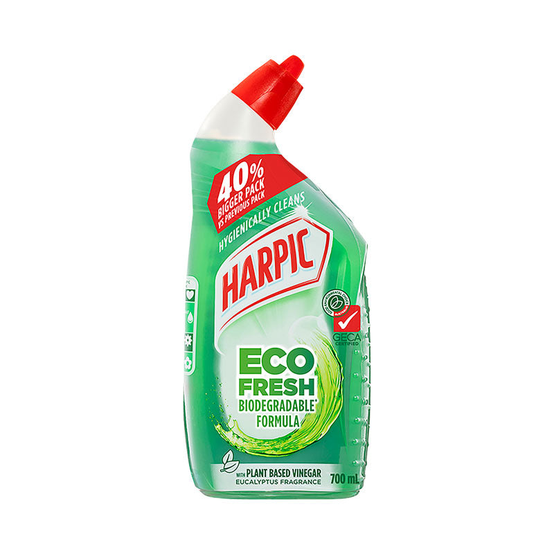 Harpic Eco Fresh Toilet Cleaner Eucalyptus 700mL – Uniqleen