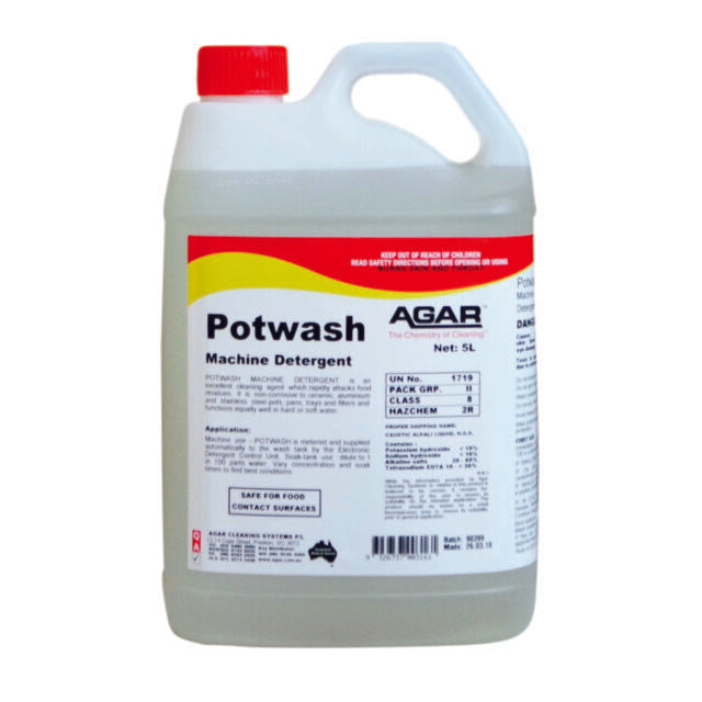 Agar Potwash Machine Detergent, 5L – Uniqleen