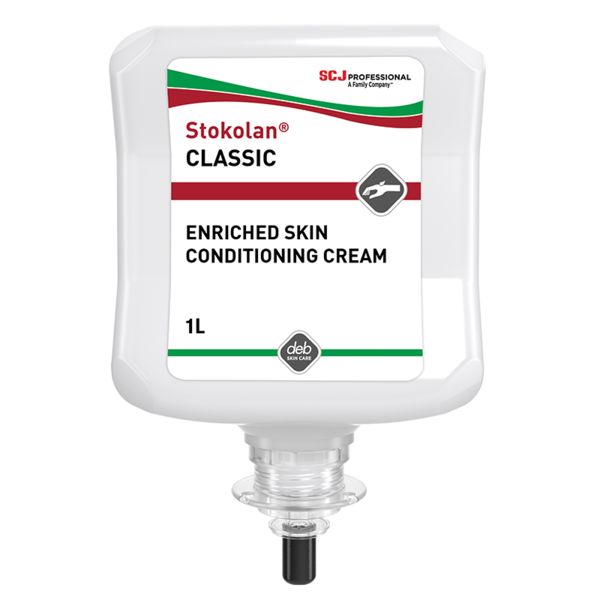 Deb Stokolan Classic Enriched Skin Conditioning Cream, 1L Cartridge ...