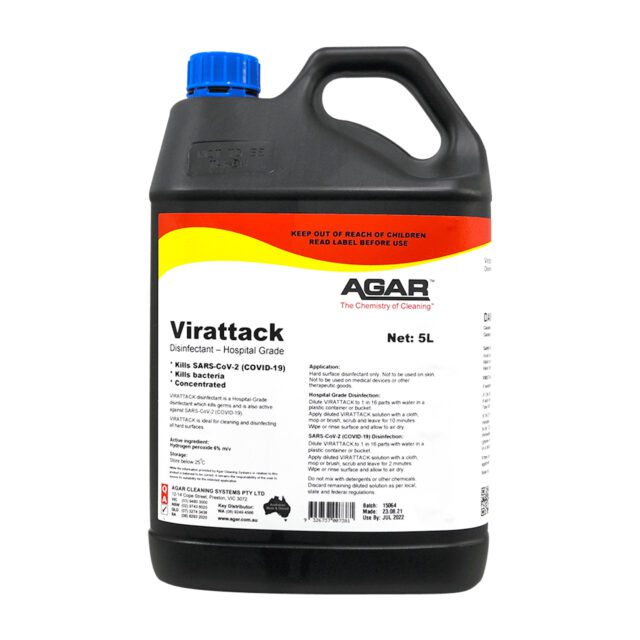 Agar Virattack Hospital-Grade Disinfectant, 5L – Uniqleen